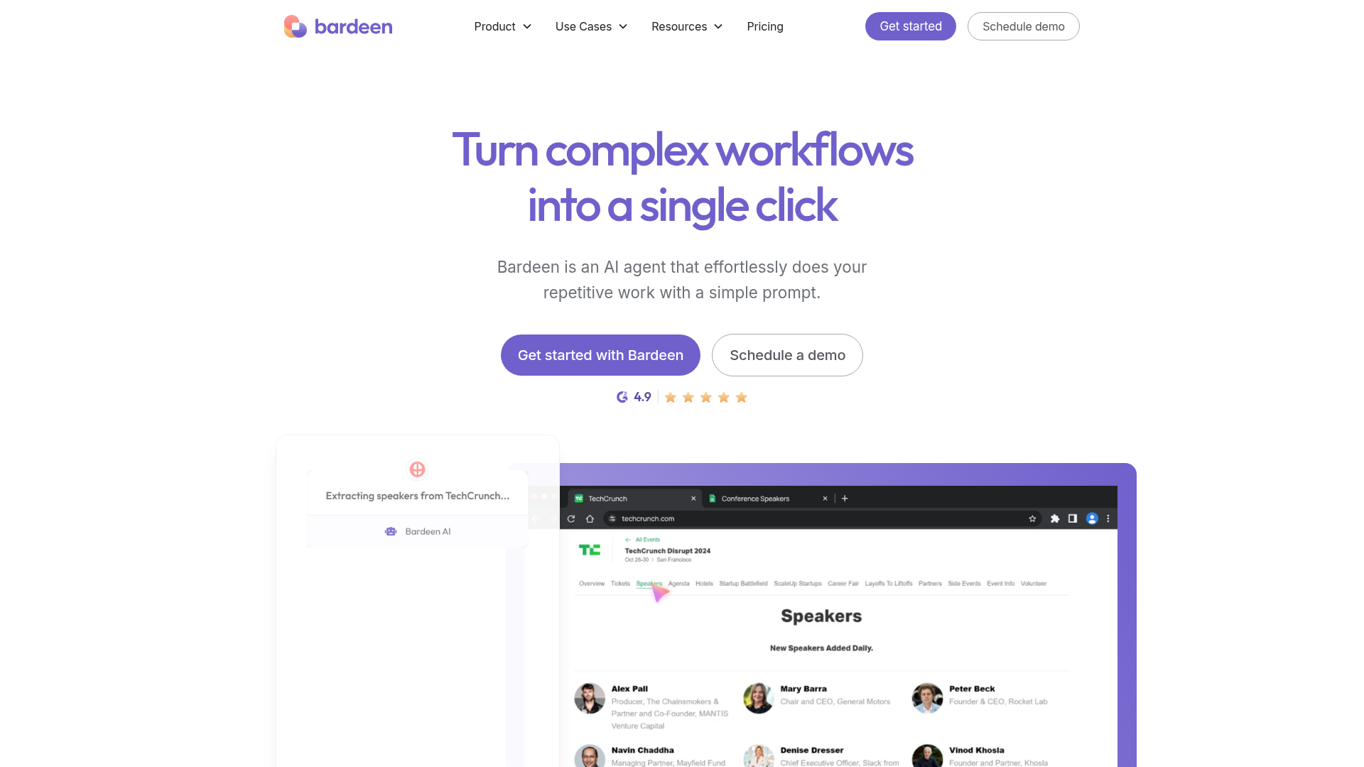 Automate Tasks Effortlessly with Bardeen Agent AI Tool