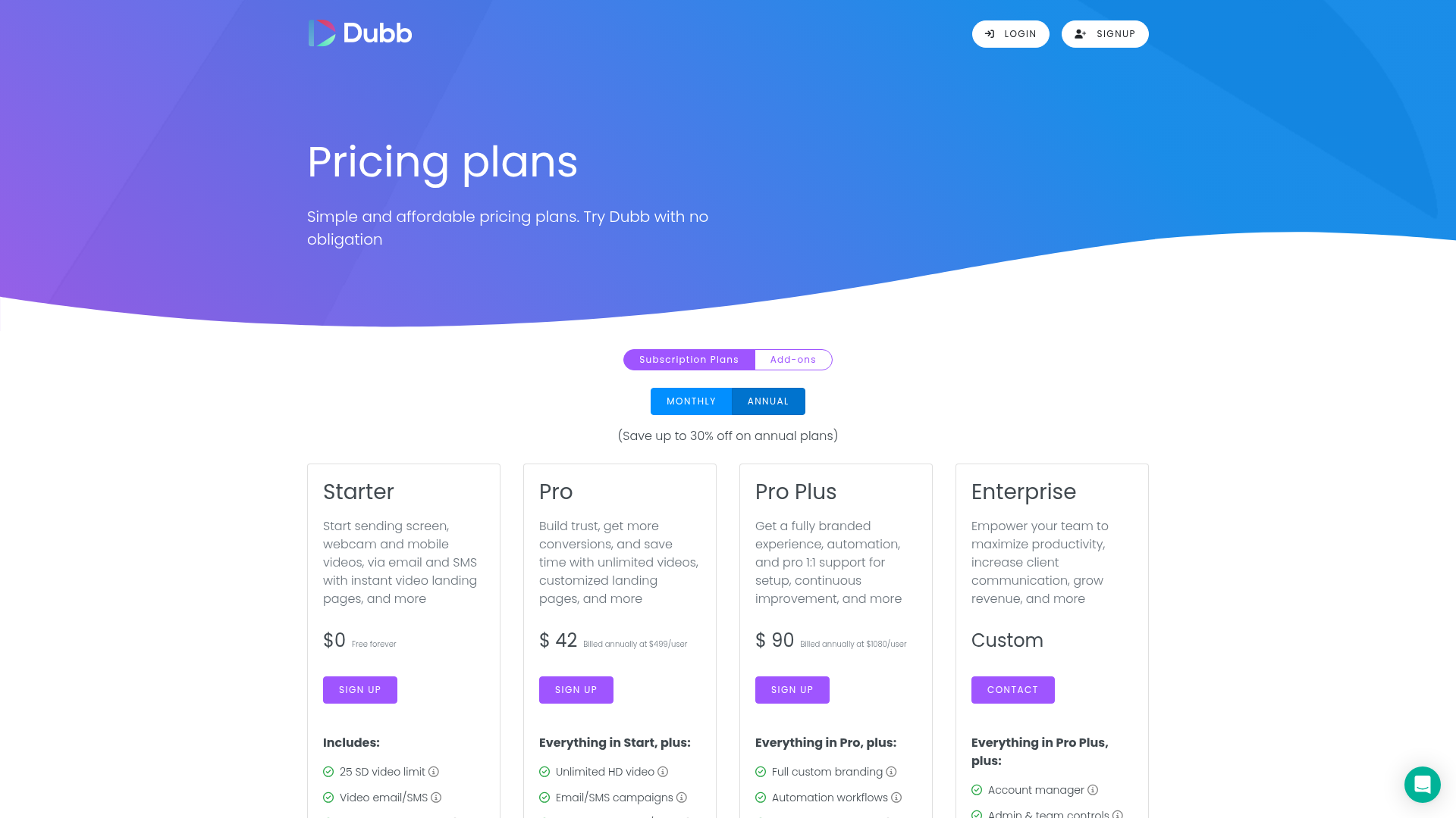 Dubb AI Video Platform for Business Engagement and Growth