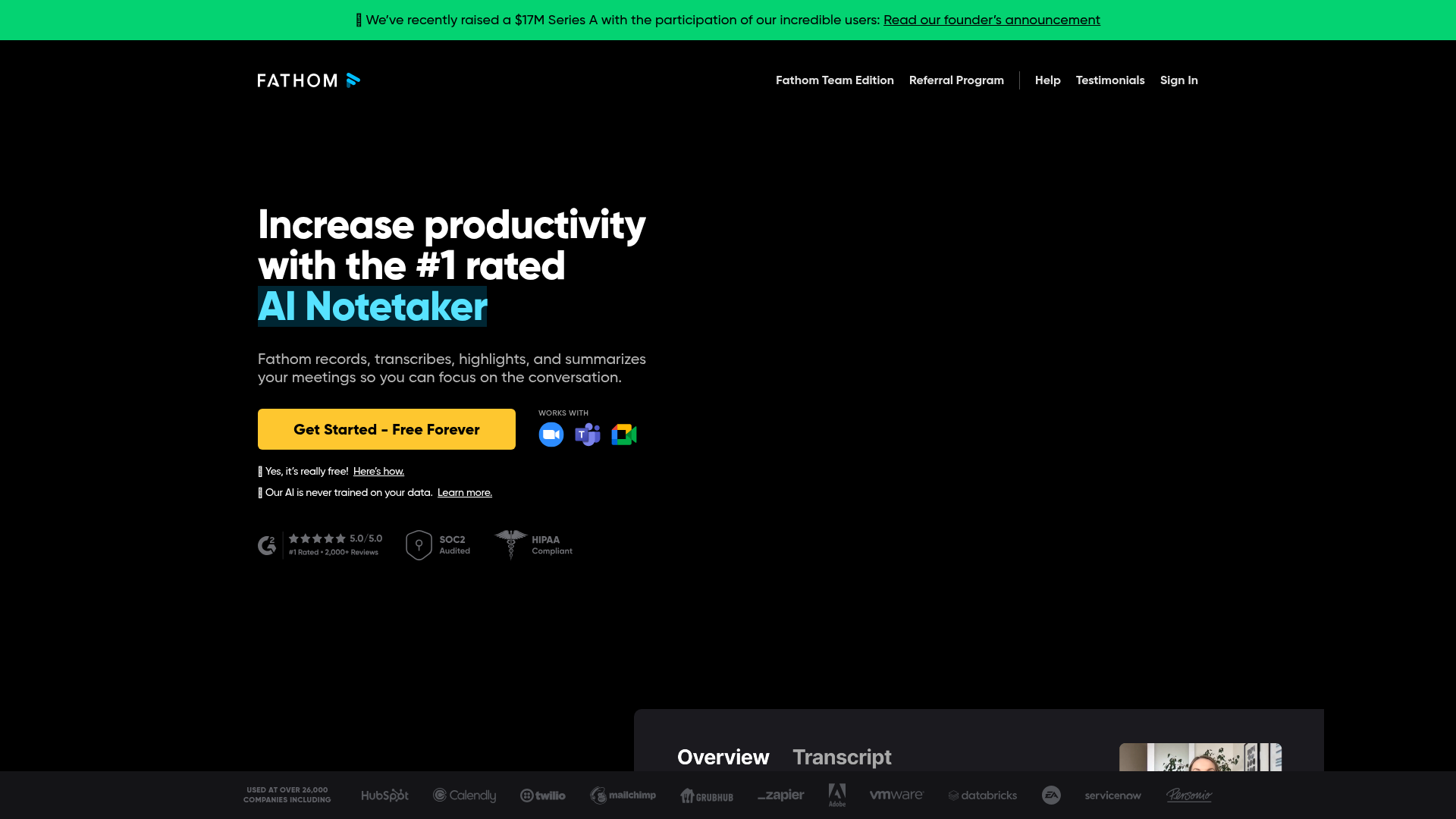Fathom AI: Effortless Meeting Notes and Insights
