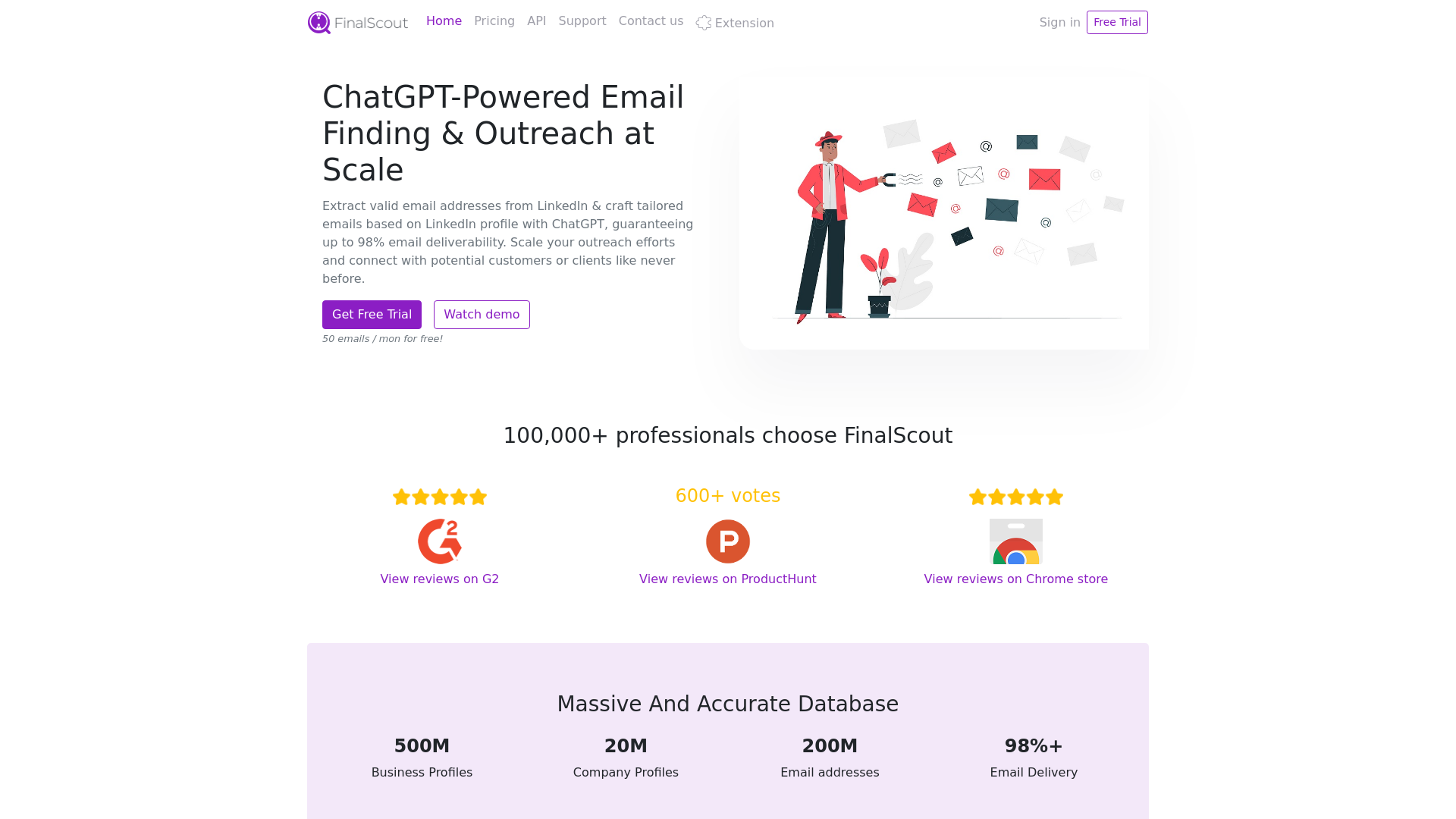 FinalScout AI Email Finder and Outreach Tool
