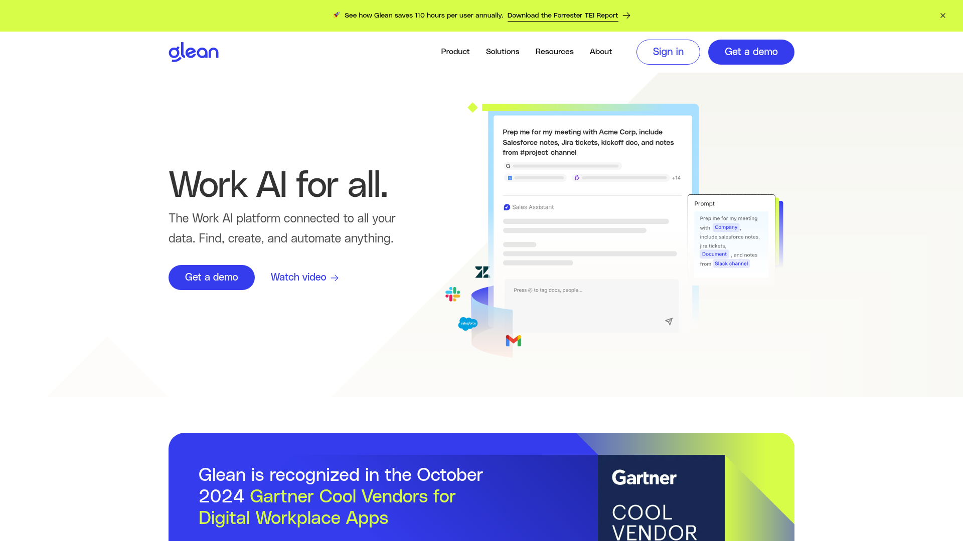 Glean AI Platform Unleashes Your Enterprise Data Power