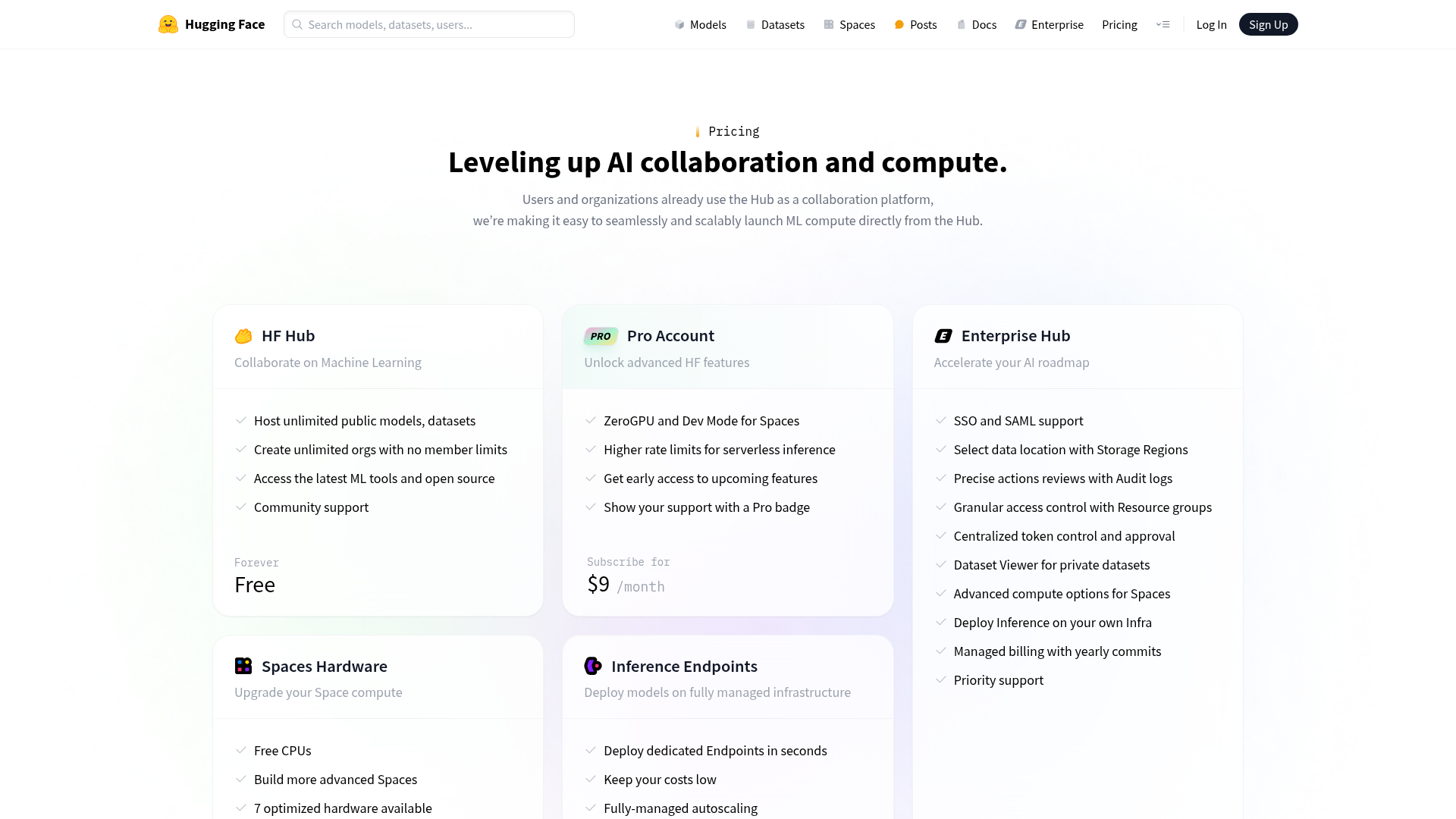 Hugging Face AI Platform for Collaboration & Enterprise Solutions