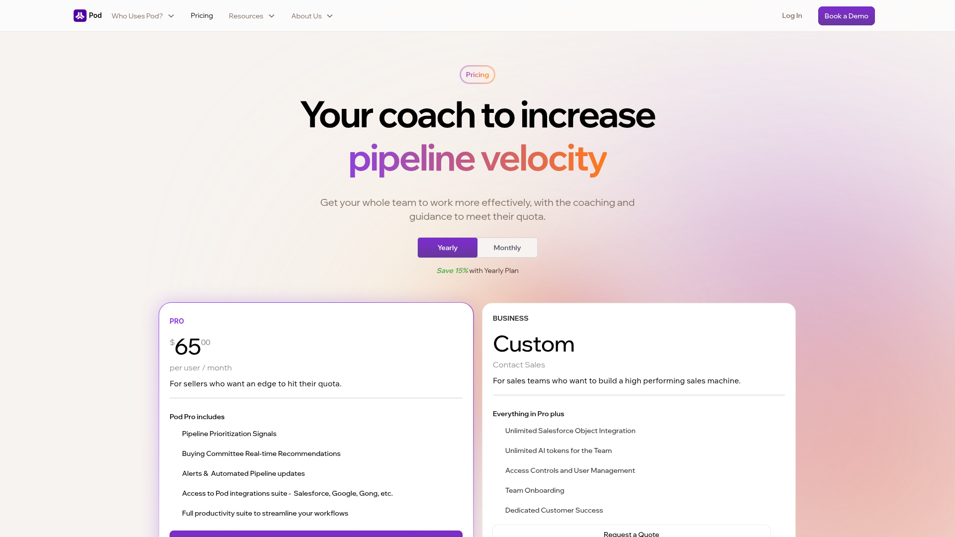 Pod AI Pipeline Tool for Faster Sales and Real-Time Insights